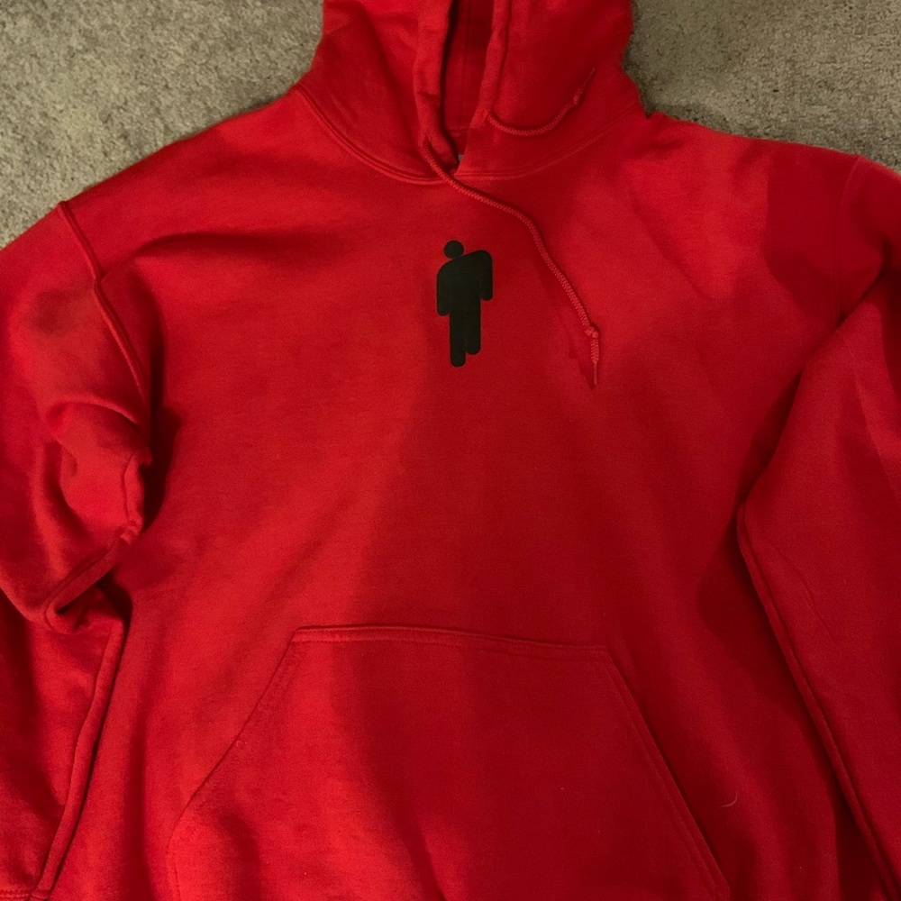Billie Eilish Rare Merch Red Sweatshirt - Gem